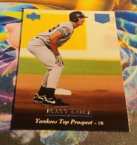 1994 Upper Deck Top Prospect MATT LUKE New York Yankees #184 FUTURE ...