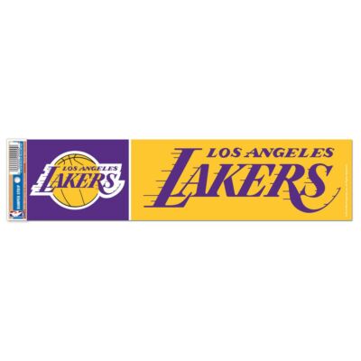 LOS ANGELES LAKERS ~ 3x12 Self Adhesive Official NBA Bumper Sticker ...