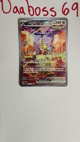 Pokémon TCG NM Raging Bolt ex Scarlet & Violet-Temporal Forces 208/162 ...