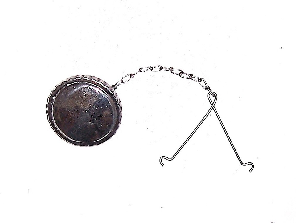 70s VINTAGE BLAU LUFTUNG GAS CAP w/ CHAIN for PENTON 100-400, VG/RESTO ...