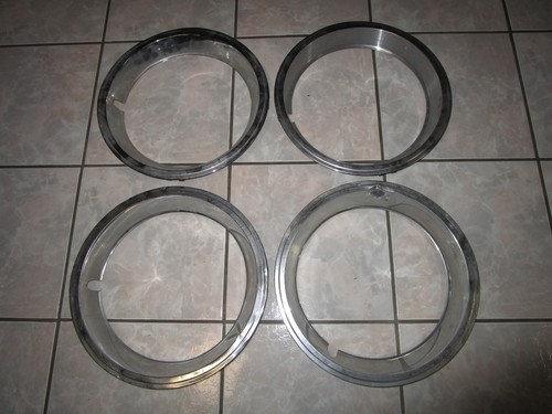 1967-81 PONTIAC GM RALLY RALLY II 14" WHEEL TRIM RING SET (J) | eBay
