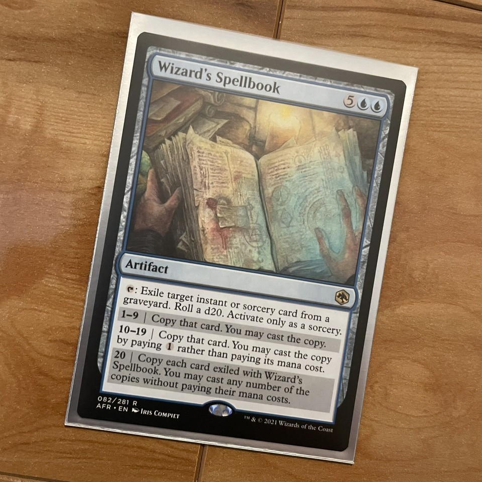 Wizard's Spellbook Magic The Gathering Adventures In The Forgotten ...