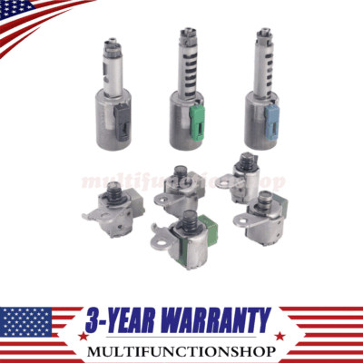 8pcs Transmission Solenoids Set Kit for AW55-50SN AW55-51SN AF33-5 ...