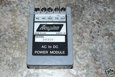 ACOPIAN 24EB20 LINEAR REGULATED AC TO DC POWER SUPPLY MODULE | eBay