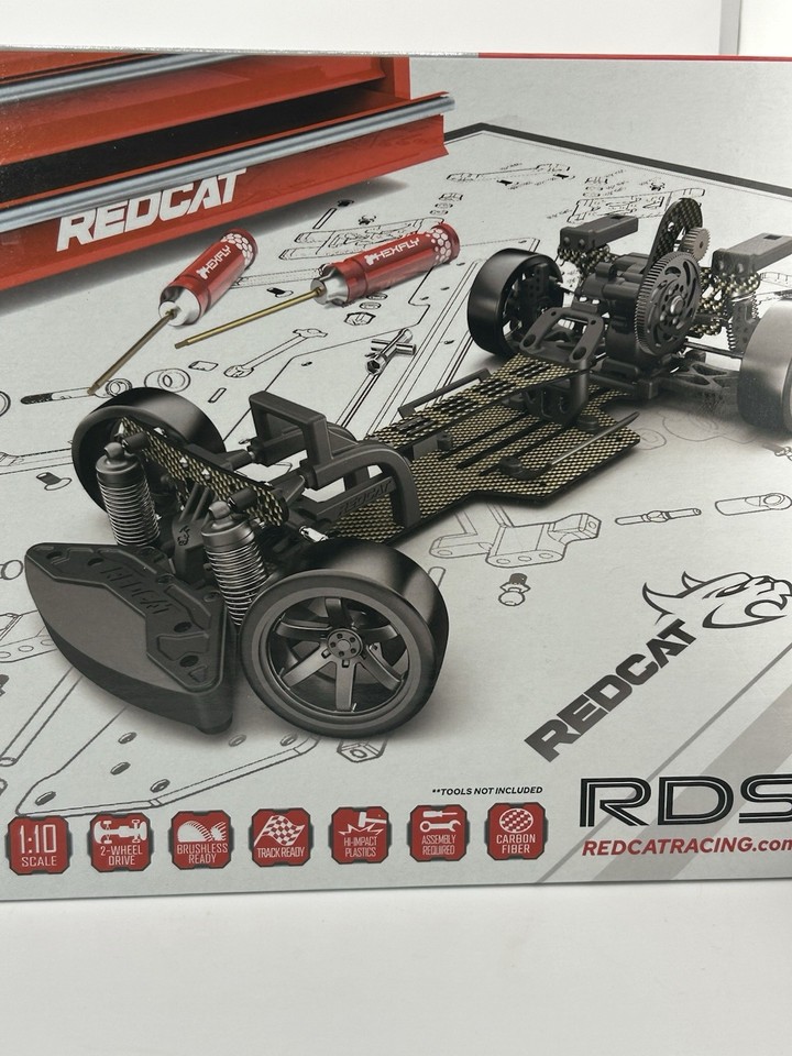 Redcat Racing RDS 1/10 Builders Kit Drift car Carbon Fiber Chassis ...