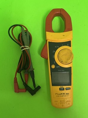Fluke 902 True-RMS HVAC Clamp Meter Contact Temperature AC Amp AC/DC | eBay