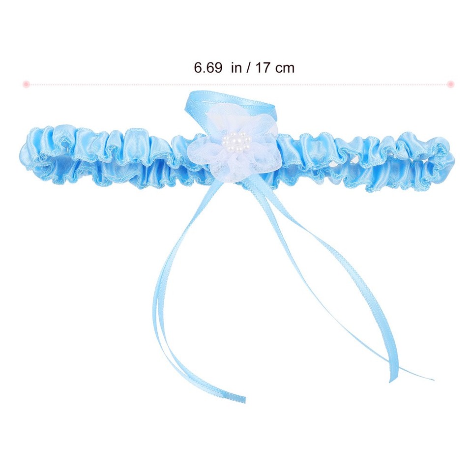 1 Set Lace Bowknot Garters Bride Accessories Lace Wedding Garters Bow ...