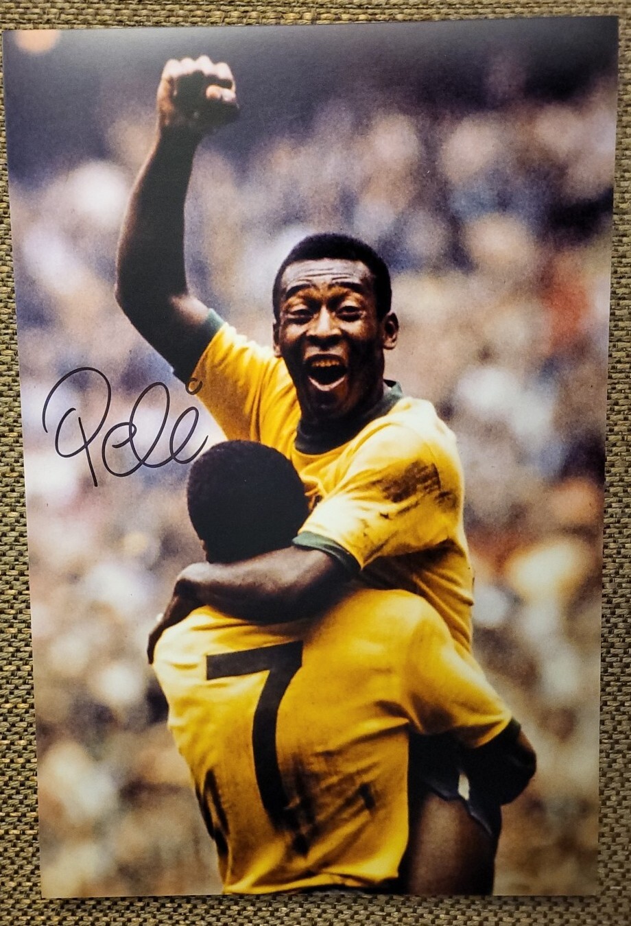 Original Pele Soccer Brazil 8 x 12 photo signed autographed with COA | eBay
