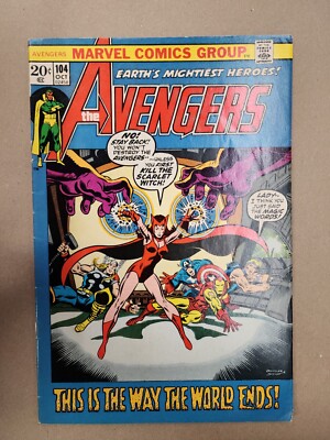 Avengers #104 Beautiful Book Marvel Bronze Age 1972. J1 | eBay