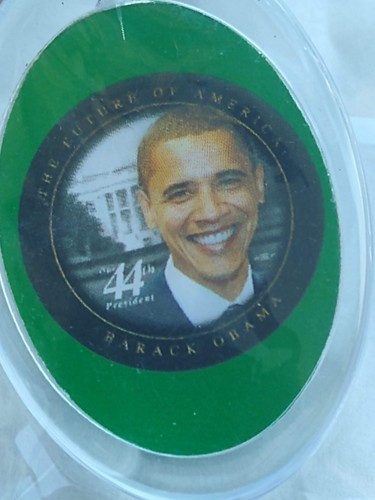 Barack Obama Dog Tag Style Necklace (Green) | eBay