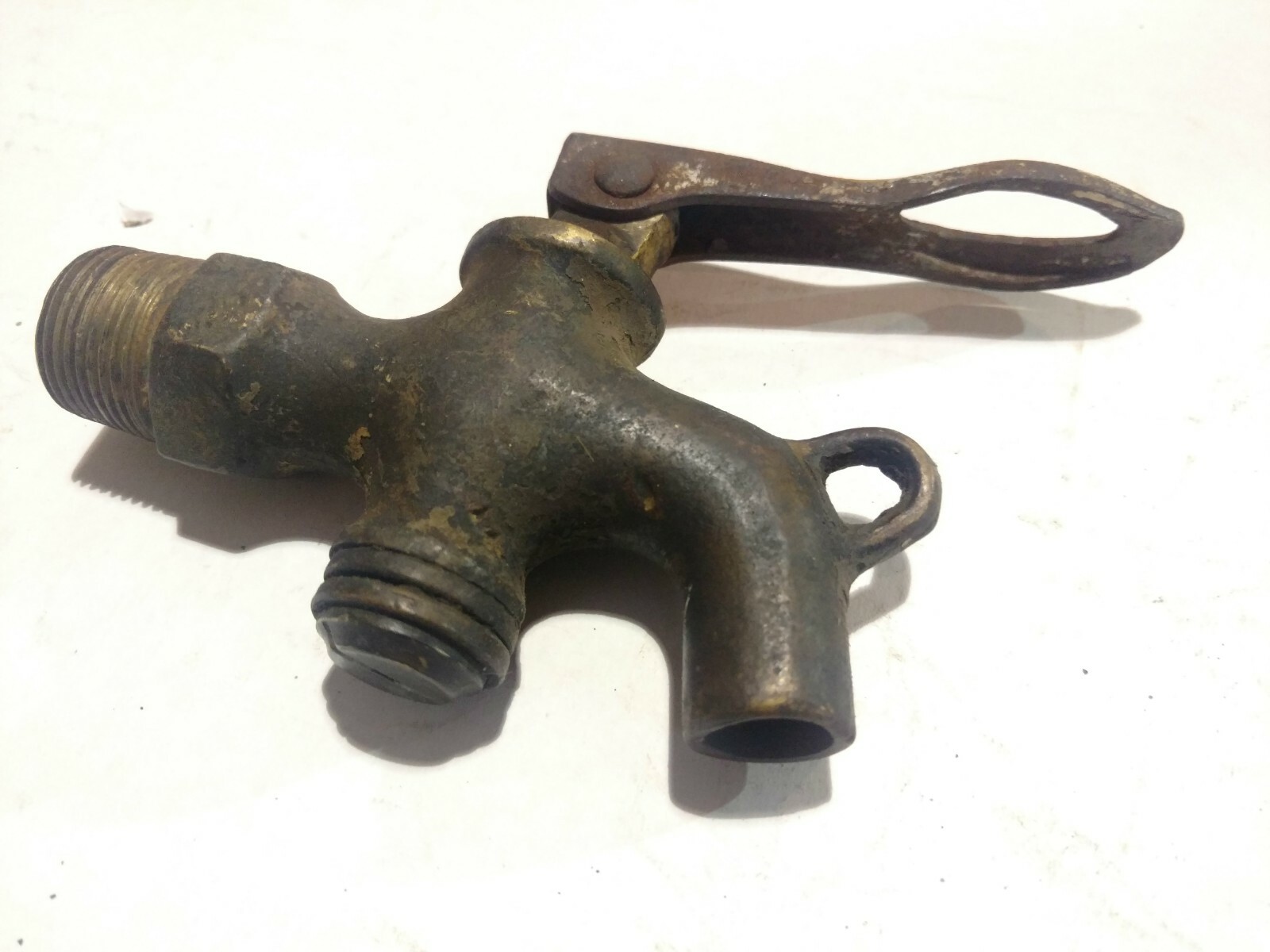 VINTAGE BRASS OIL CAN BARREL SPOUT FAUCET LOCKABLE SPIGOT, Steampunk ...
