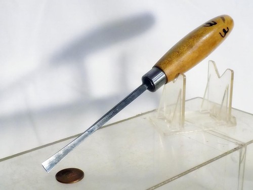 Antique Herring Bros.Wood Carving Fishtail Gouge #3 Sweep 5/16" Cut 8.5 ...