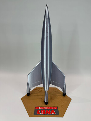 Destination Moon Luna Rocket Ship Kit or Assembled Model 400mm 16inch ...