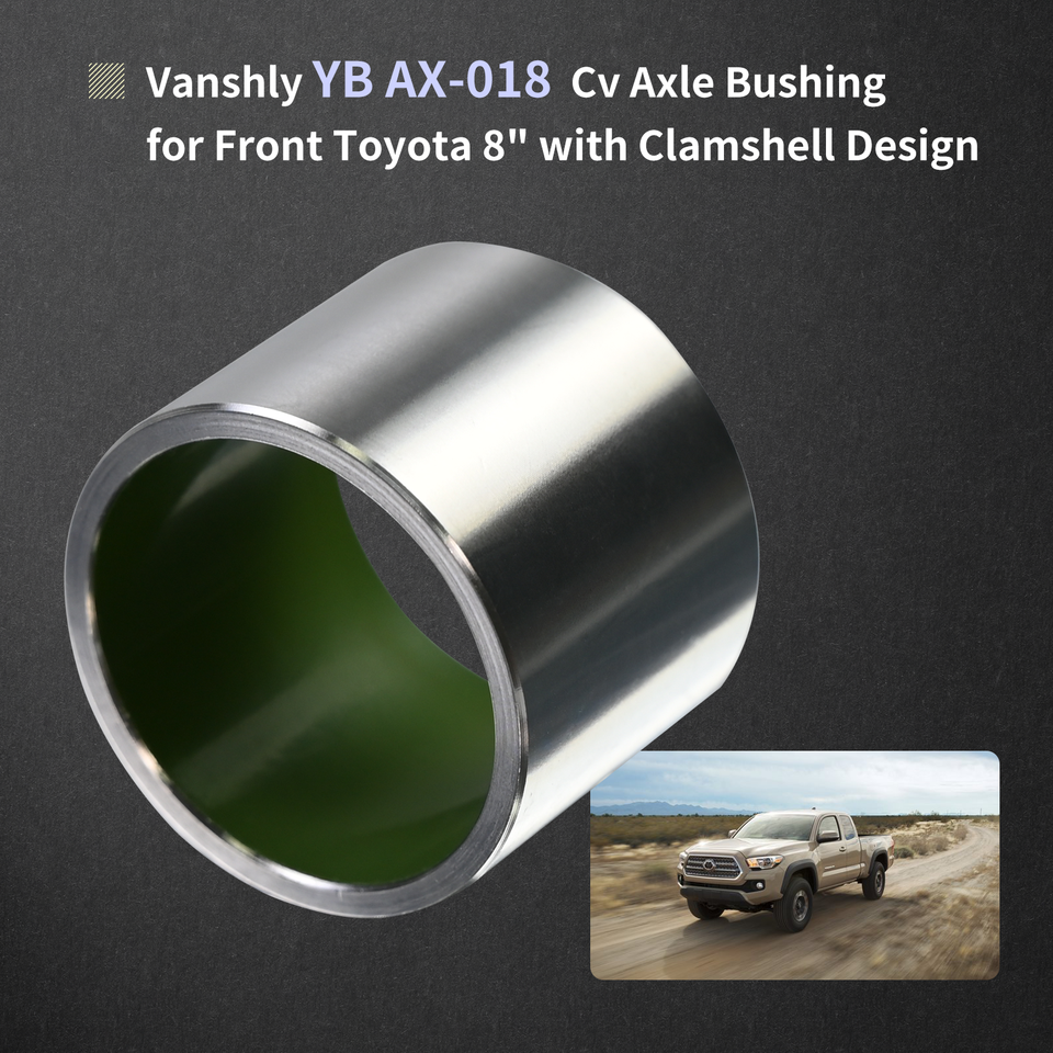 Fits Yukon Gear & Axle Toyota 8" Front CV Axle Bushing with Clamshell ...
