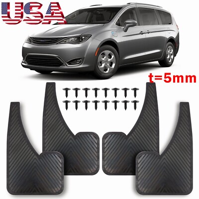 5mm Rubber Mud Flaps For Chrysler Pacifica Fender Splash Guards Front ...