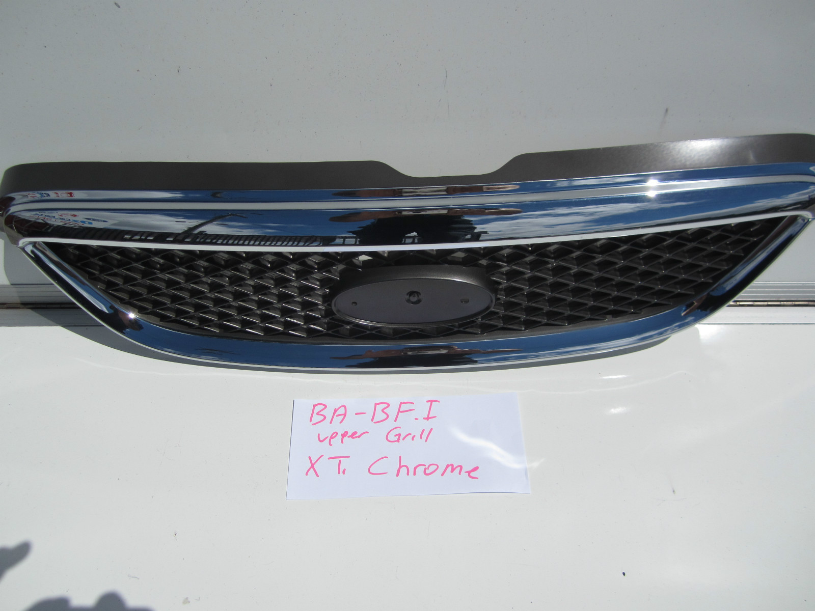 FITS FOR Ford Falcon BA BF SERIES 1 CHROME FRONT BAR GRILLE XT BA UPPER ...