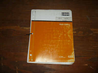 Case Drott 30EC-YC 35EC-YC Crawler Parts Catalog Manual PCS406078M3 xz ...