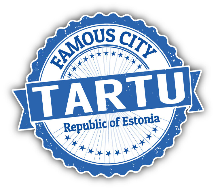Tartu City Estonia Grunge Travel Stamp Car Bumper Sticker Decal | eBay
