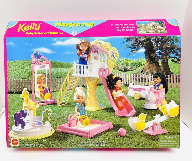 Barbie KELLY Playground Playset (1998 Arcotoys, Mattel) for sale online ...