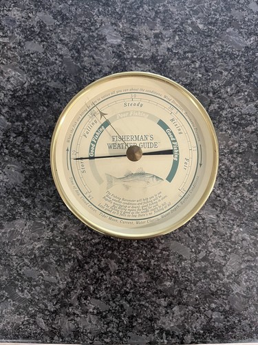 Vintage Downeaster Mfg Co Fisherman's Weather Guide Barometer Nice ...