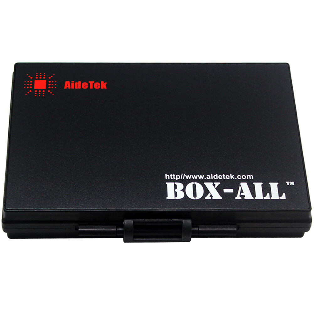 4 AideTek BOX-ALL Empty diode storage box 144 units w/lid anti-statics ...