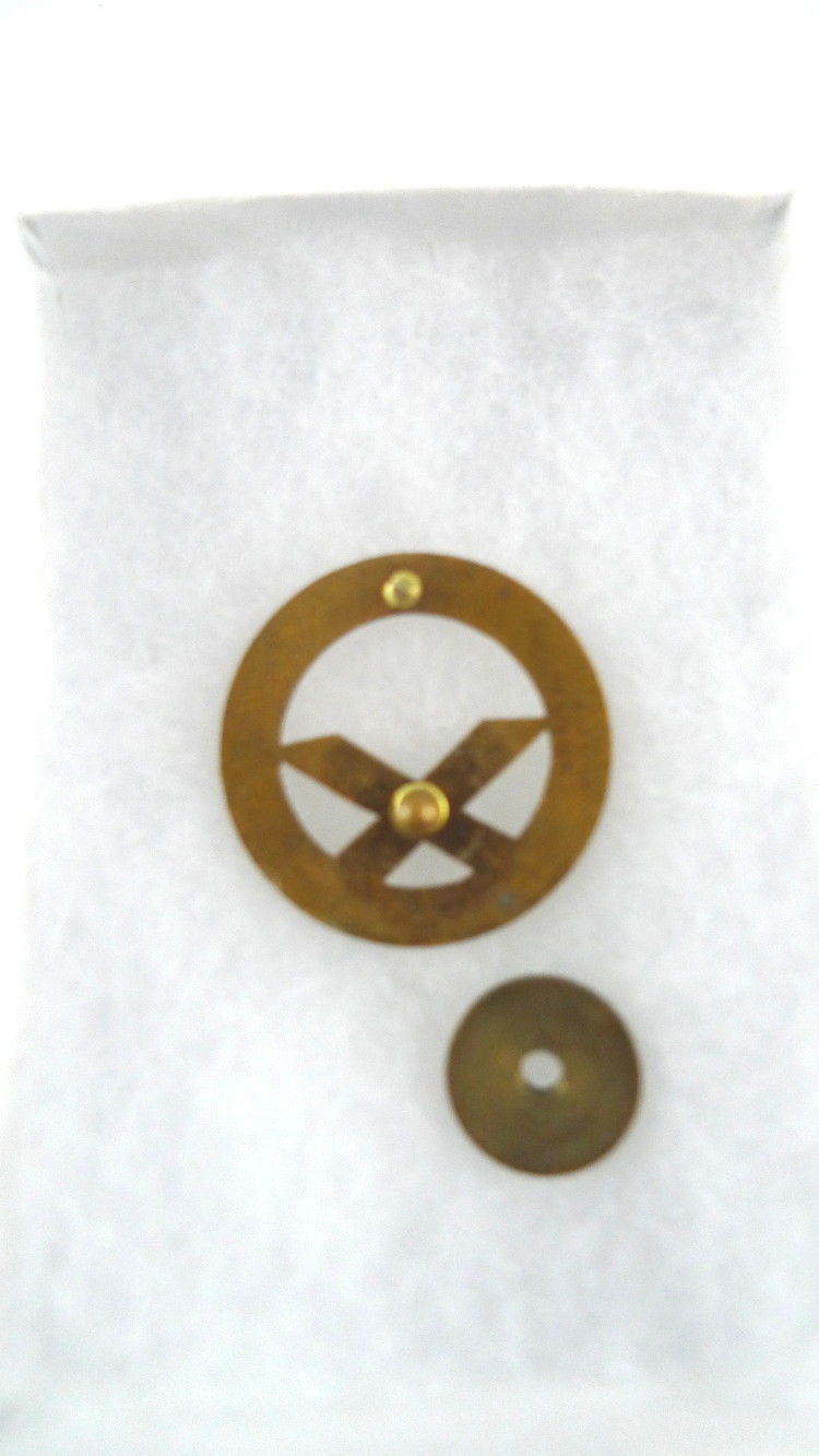 Vintage Enamel Military FIDUS ULTRA FINEM Pin Air Defense Artillery ...