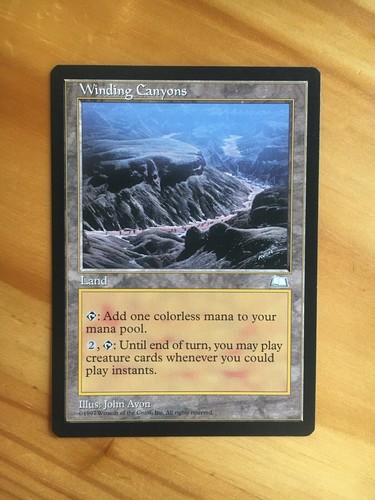 Mtg Weatherlight Winding Canyons SP | eBay