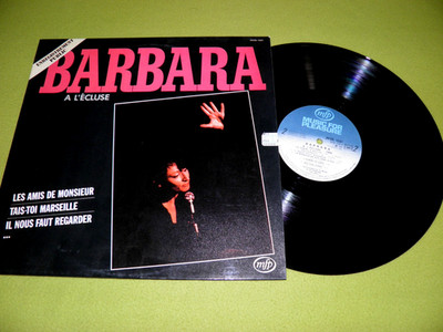 Barbara (Monique Andree Serf) - A L'Ecluse - RARE France LP NM ...