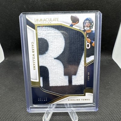 2025 Immaculate Caleb Williams Sideline Towel Patch 06/15 Bears | eBay