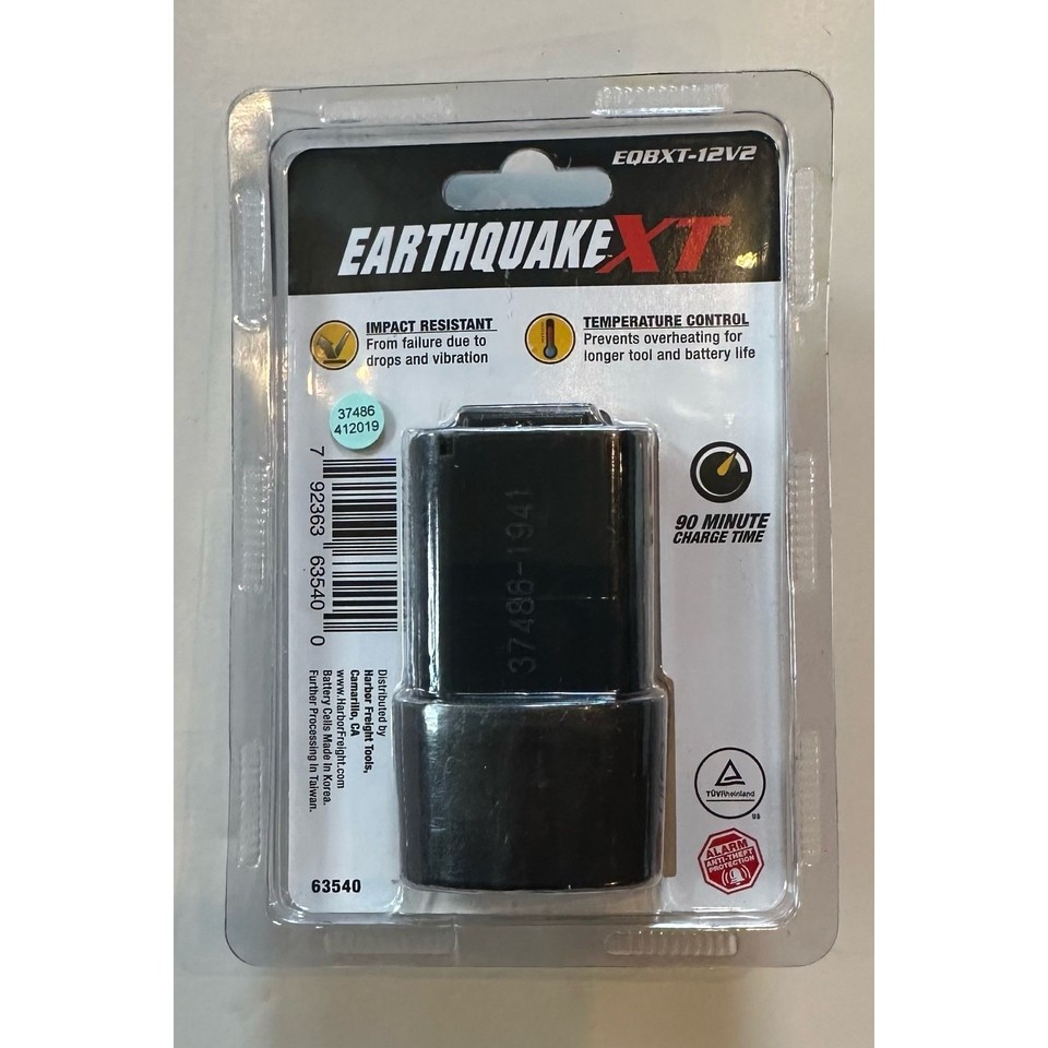 NEW Earthquake XT 12V Max Lithium Battery 2.0 Ah EQBXT-12V2 | eBay