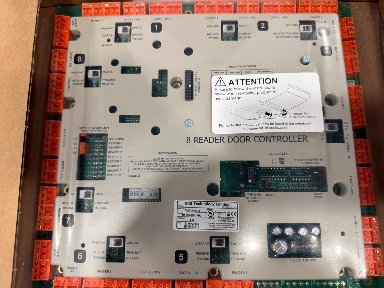 Symmetry M2150-8DC MultiNODE Board for Extended Door Monitoring | Board ...