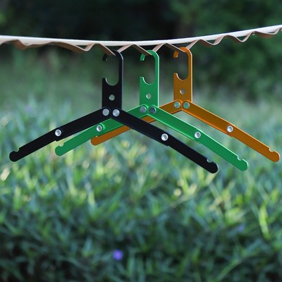 Lightweight and Portable 2pcs Aluminium Alloy Hangers for Easy Storage ...