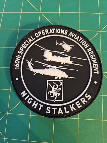 NIGHT STALKERS 160 Special Operations Aviation Regiment PVC Patch ...