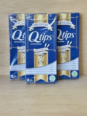 Lot Of 3 Q-Tips Cotton Swabs, 170 Swabs Each, Total 510 Q- Tips | eBay