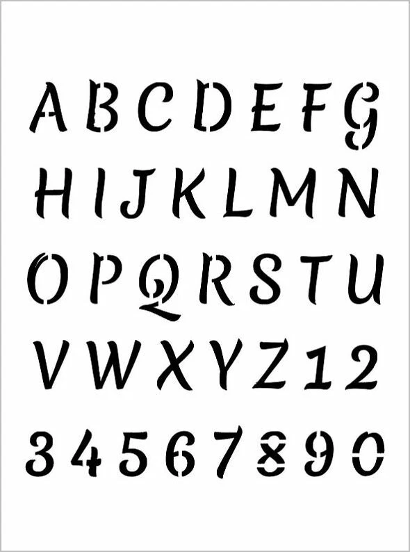 Gangster Cursive Font Alphabet