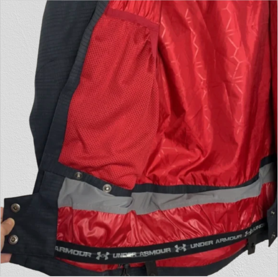 Under Armour Recco Tech Gray Snow Jacket MED $240 EUC | eBay