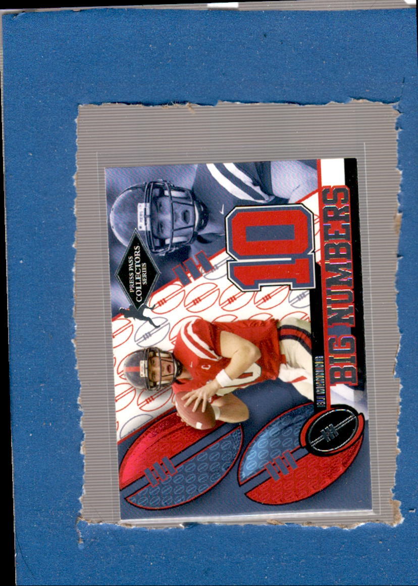 2004 Press Pass Big Numbers Collectors Series #BN33 Eli Manning MINT ID ...