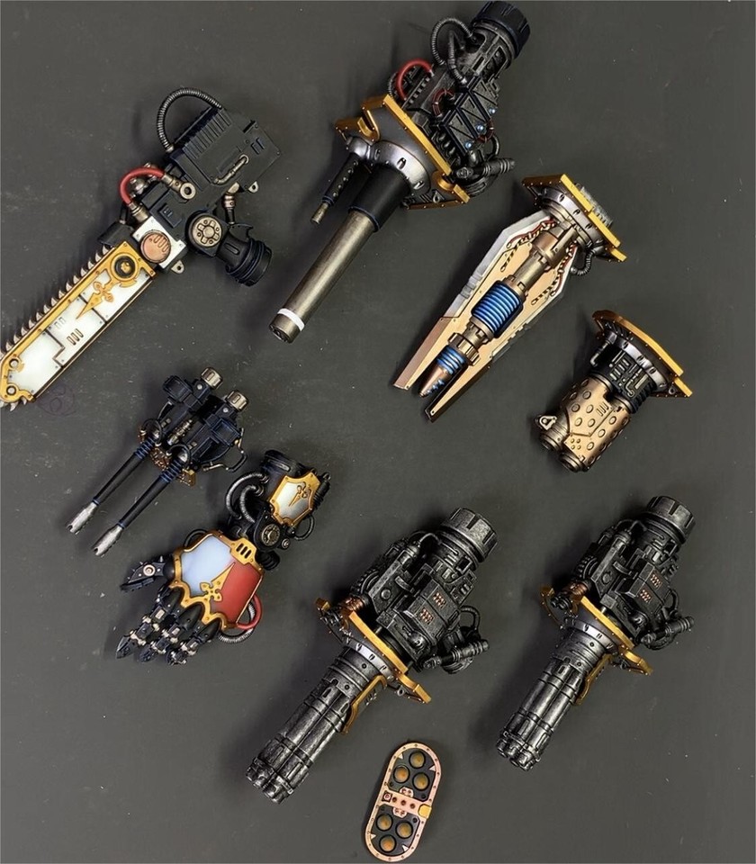 Warhammer 40K Knight Preceptor Imperial Knights Presale Painted Gallery ...