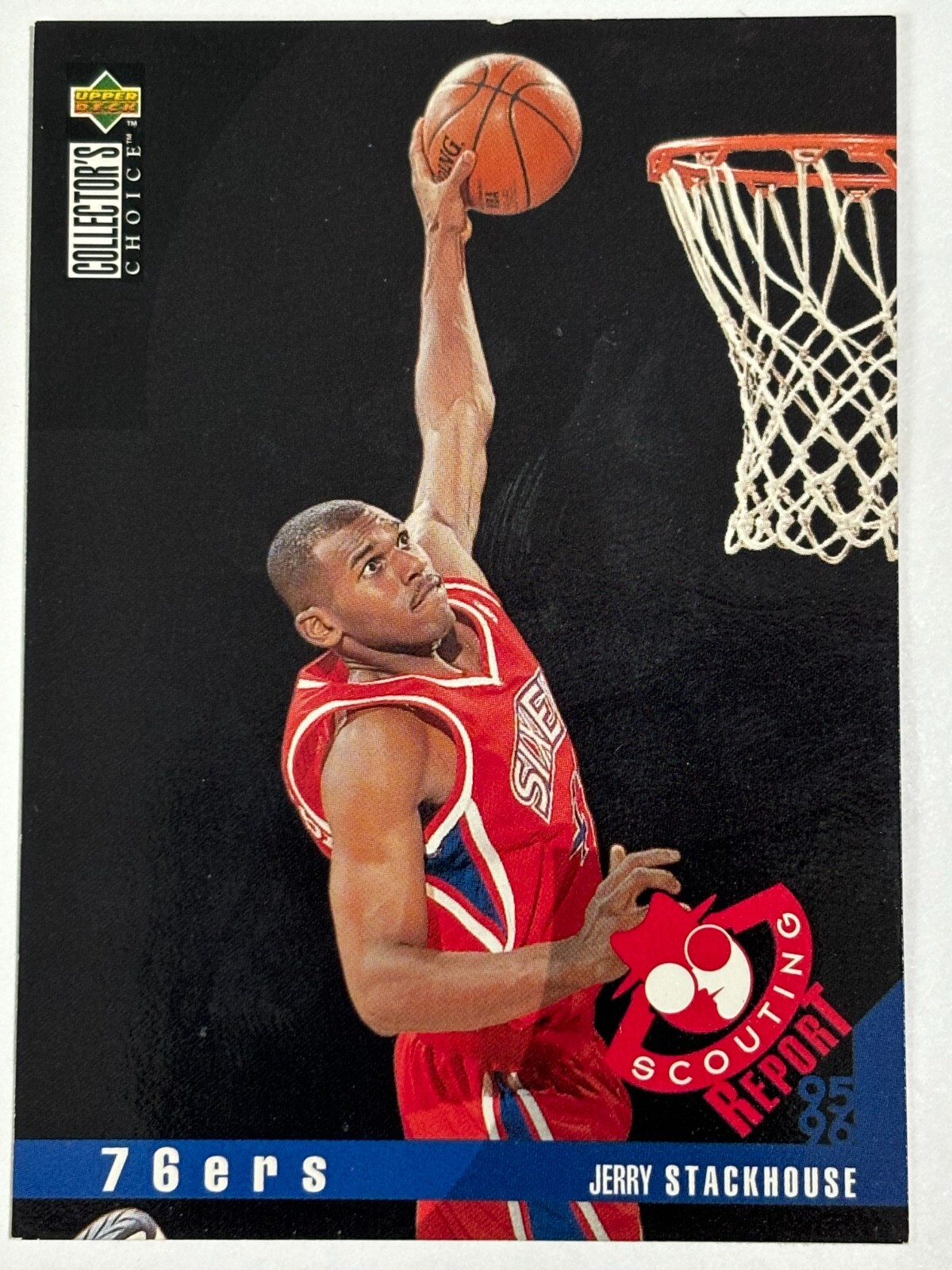 1996 Upper Deck CC #130 Jerry Stackhouse Philadelphia 76ers | eBay