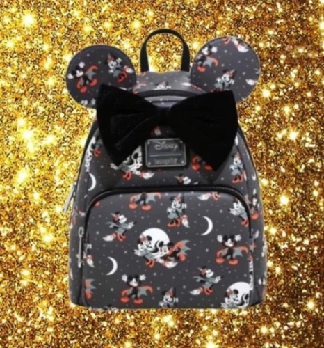 Loungefly Disney Mickey Minnie Halloween Vamp Witch AOP Mini Backpack ...