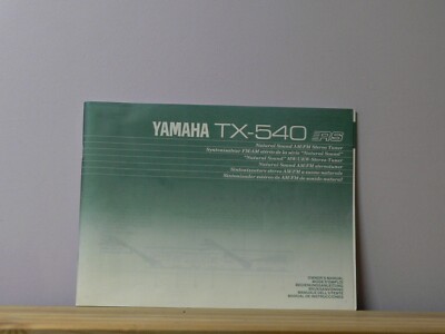 Yamaha TX-540 Bedienungsanleitung | eBay.de