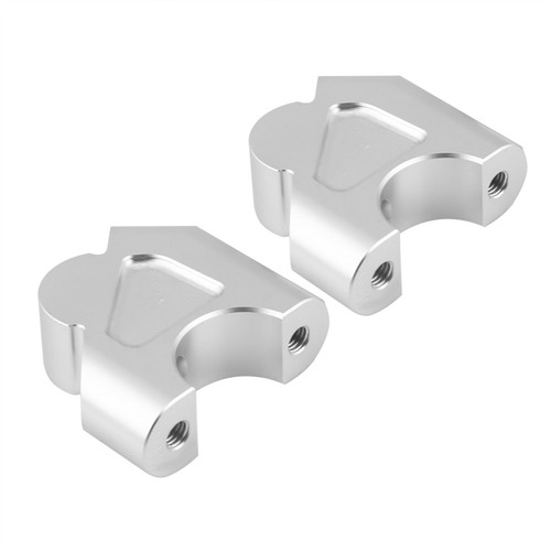 CNC Aluminum Motorcycle Handlebar Riser Clamp Height Up Adapters For ...