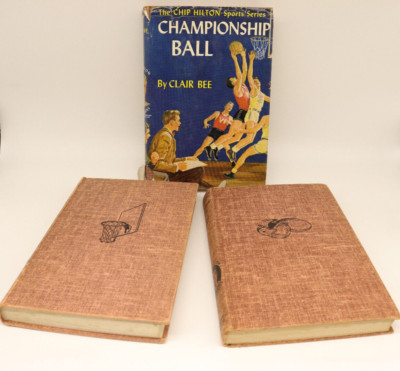 3 Clair Bee Books 1948 Championship Ball Touchdown Pass 1957 Tournament ...