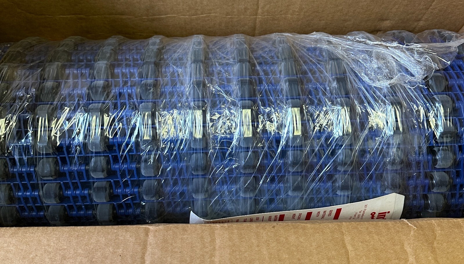 NEW INTRALOX SERIES 900 23.8'' BLUE ACETAL FLUSH GRID BELT 7' LENGTH ...