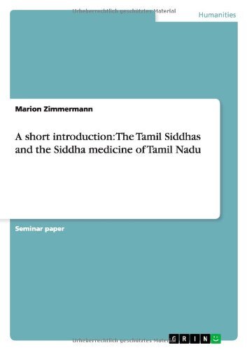 A SHORT INTRODUCTION: THE TAMIL SIDDHAS AND THE SIDDHA By Marion ...