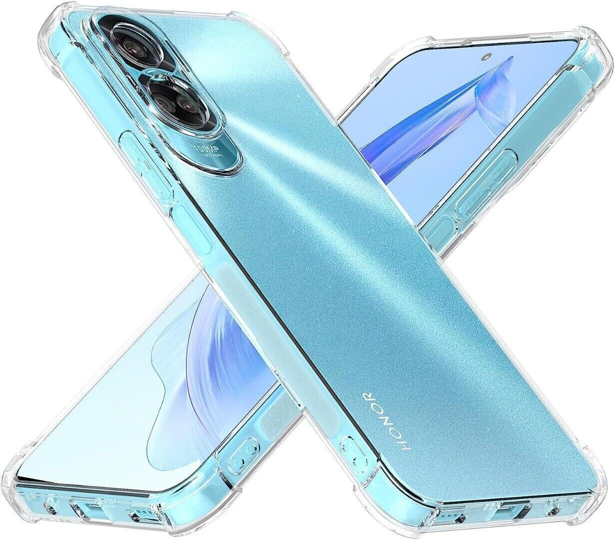 Hülle Für Honor 90 Smart 200 Pro Lite X6A Klar Shockpro0f Silikon Handy ...