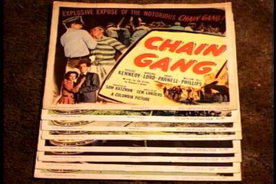 CHAIN GANG 1950 11X14 LOBBY CARD SET GREAT PRISON CARDS | eBay