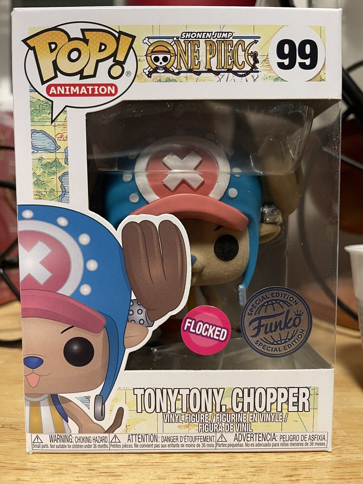 Animation One Piece Flocked Chopper Funko Pop Special Edition IN HAND ...