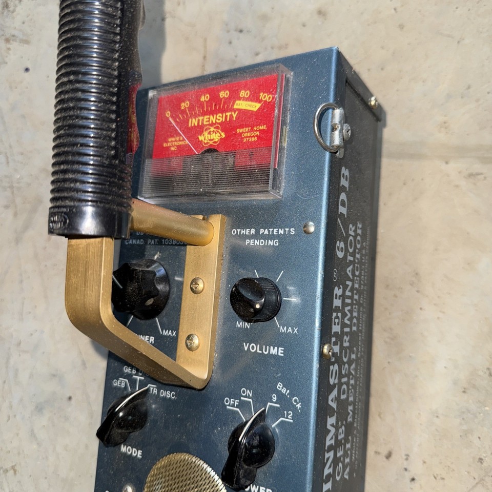 WHITE'S "COIN MASTER" 5/DB METAL DETECTOR CONTROL BOX Only G.E.B. | eBay