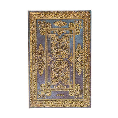 12-Monatskalender 2025 Blue Luxe, Maxi, Horizontal | Paperblanks | Buch ...
